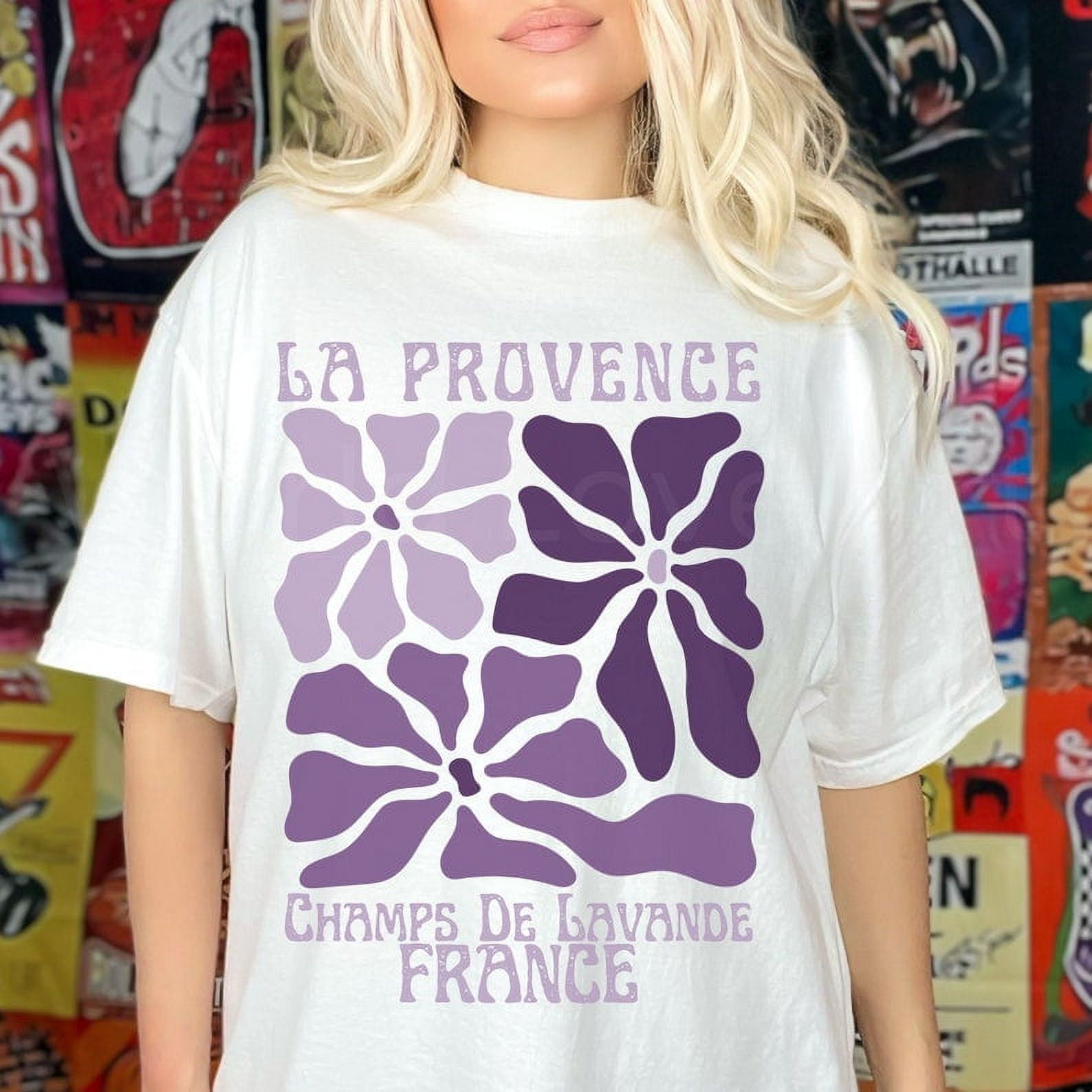 Lavender Shirt, Provence France Tshirt, Flower Market T-shirt ...