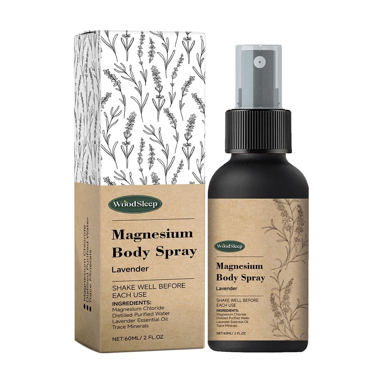 Lavender Sleep Spray, Magnesium Spray for Sleep and Anxiety, Magnesium ...