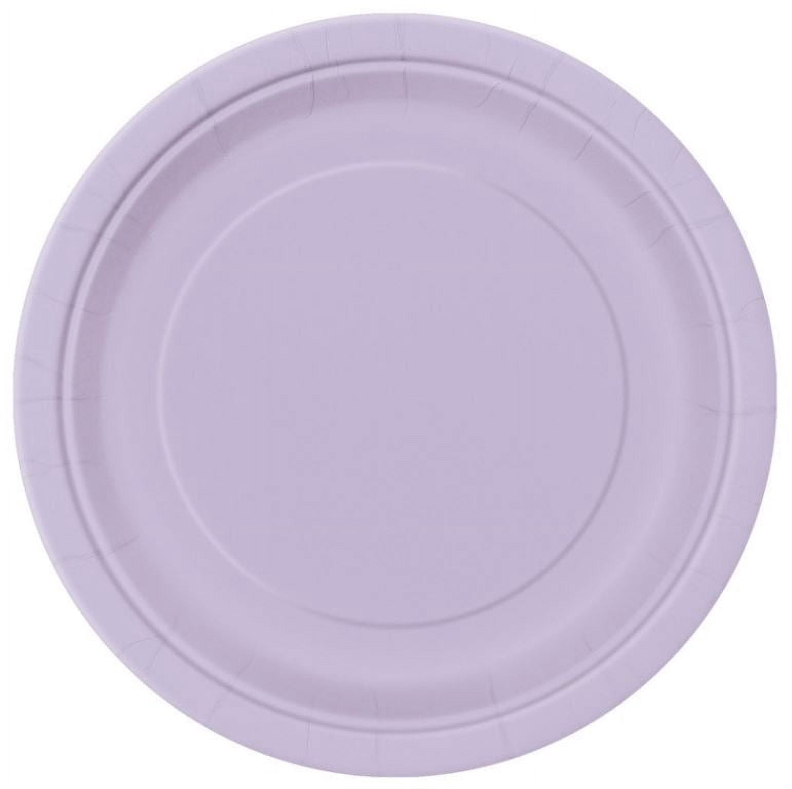 Lavender Solid Round 9" Dinner Plates, 8ct - Walmart.com