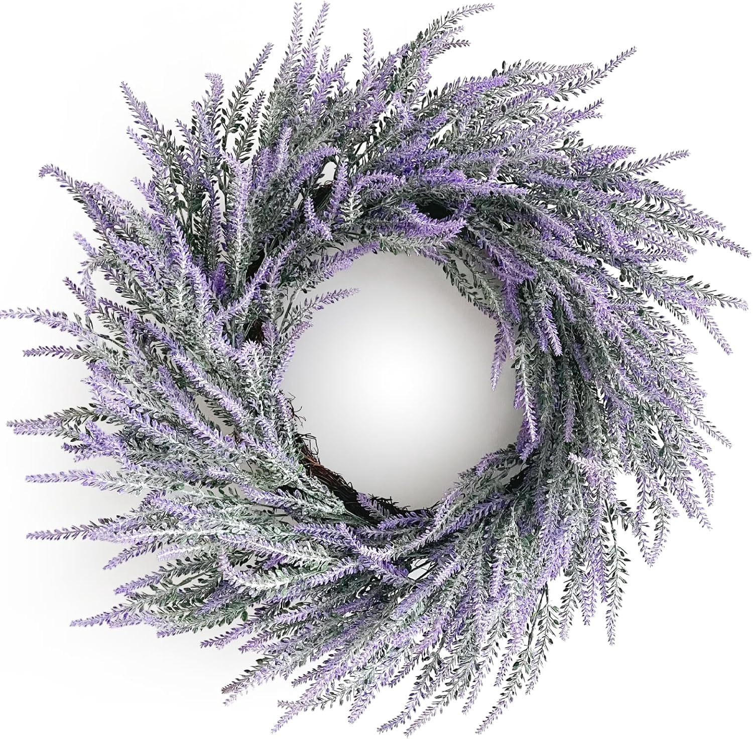 Lavender Summer Wreath for Front Door, 24 Inch Large Spring Summer ...