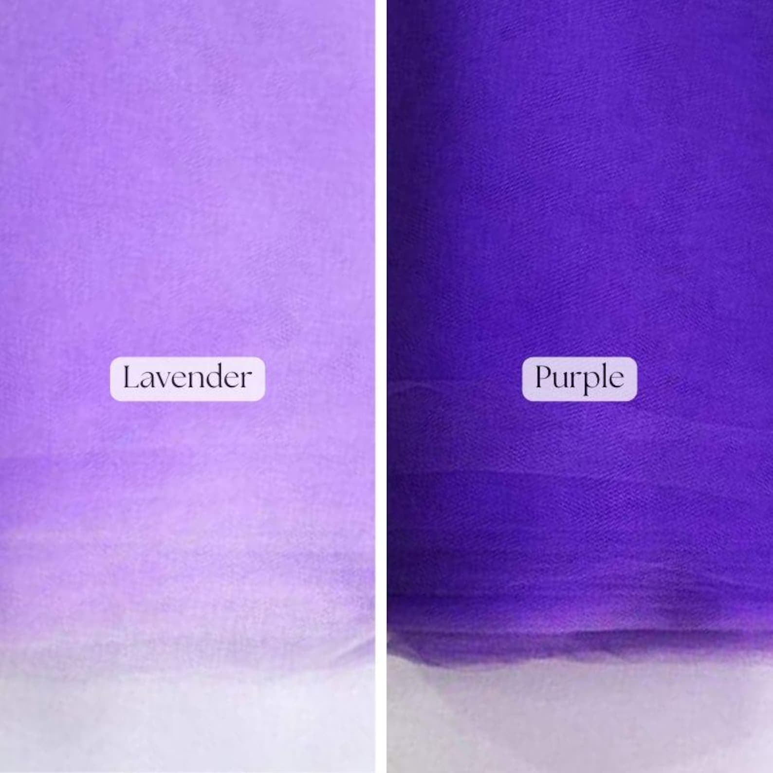 Lavender Tulle Fabric Bolt – 108" x 50 Yards Extra Wide Soft Mesh for ...