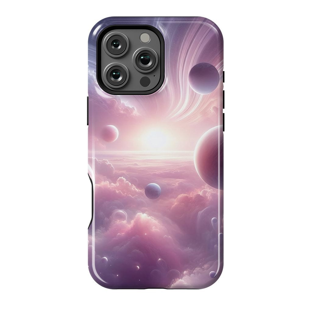 Lavender Universe Tough Cases Cosmic Colors for iPhone 11-17 Protection ...