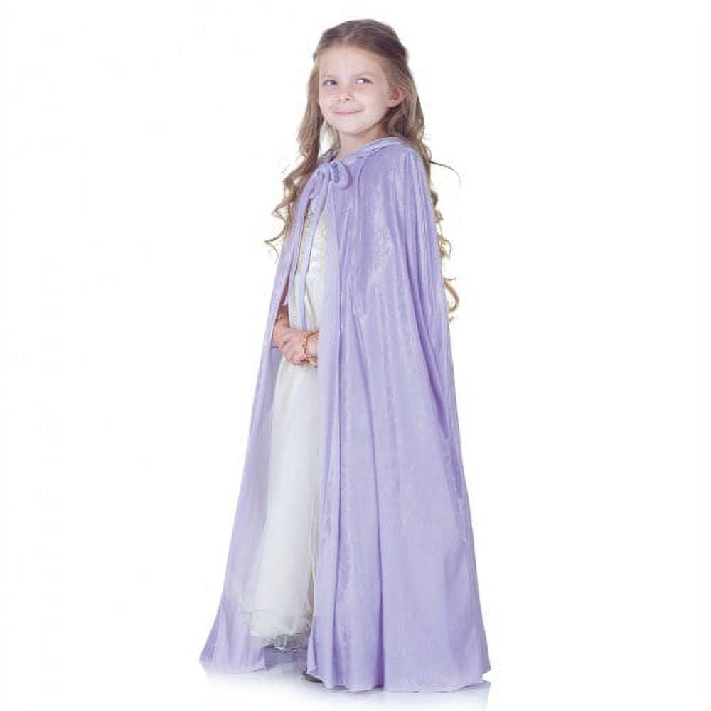 Lavender Velvet Cape Kids Halloween Costume Accessories - One Size ...
