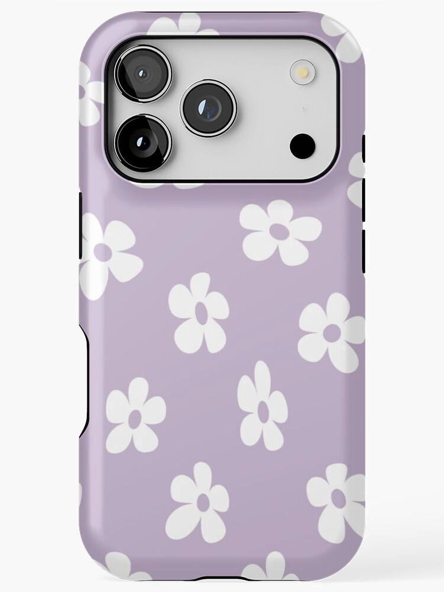 Lavender and White Daisy Tough Case for Apple iPhone, Polycarbonate and ...