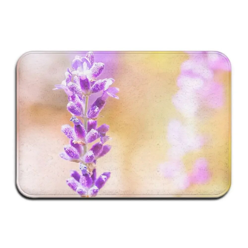 Lavender print mat kitchen mats for floor doormat welcome mat Entrance ...
