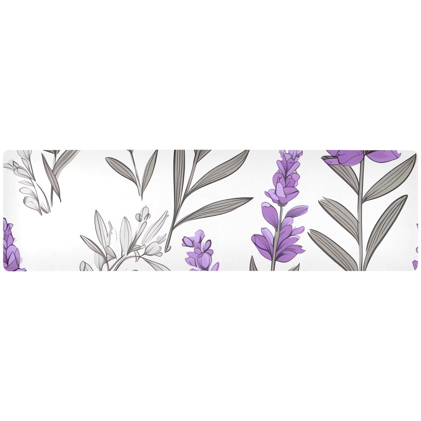 Lavenders Violet Rectangle Pot Holders Trivets Non-slip Hot Pads Long ...
