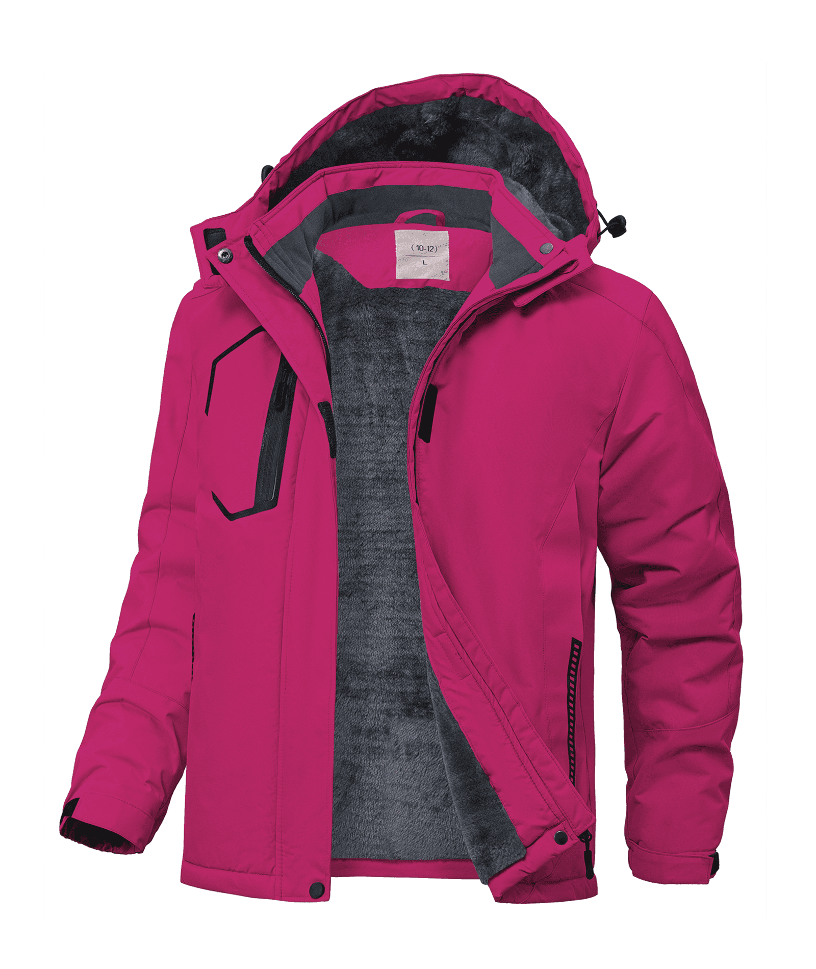 Lavenicole Kids Girls Winter Ski Jacket Fleece Lined Windproof ...