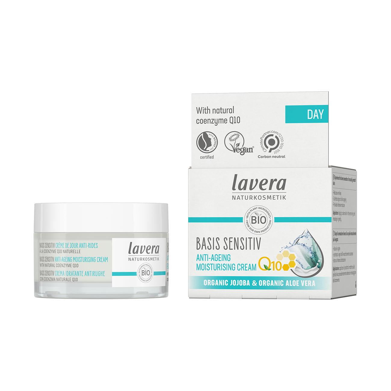 Lavera Basis Sensitiv Moisturizing Cream Q10 50ml/1.6oz - Walmart.com
