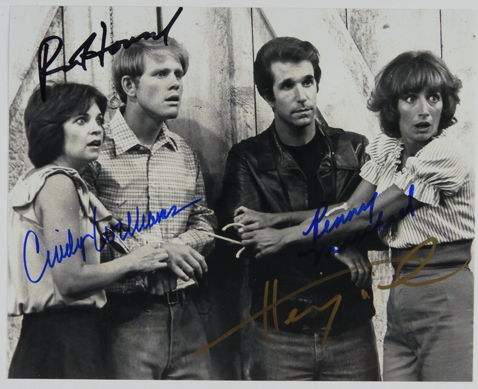 Laverne And Shirley Happy Days Cast JSA Autograph Signed Photo 8 x 10 ...