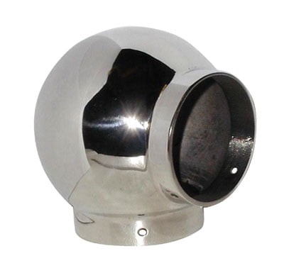 Lavi 2" Polished Solid Stainless Steel Ball Elbow 90 Degree - Walmart.com