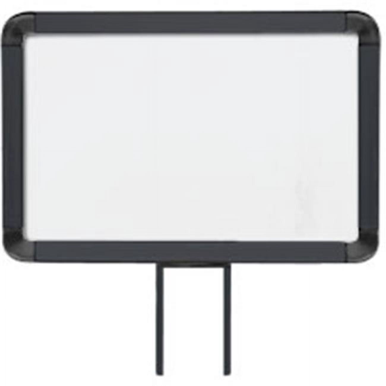 Lavi Industries 50-1130F12H-MB Horizontal Fixed Mount Sign Frame, 7 x ...