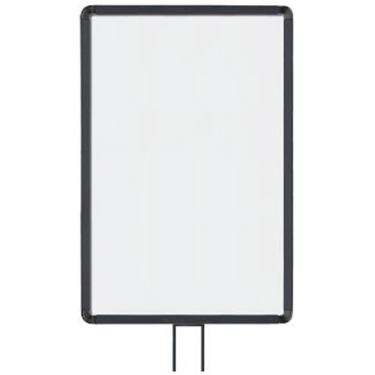 Lavi Industries 50-1134F7V-S-MB Vertical Fixed Mount Sign Frame, 14 x ...