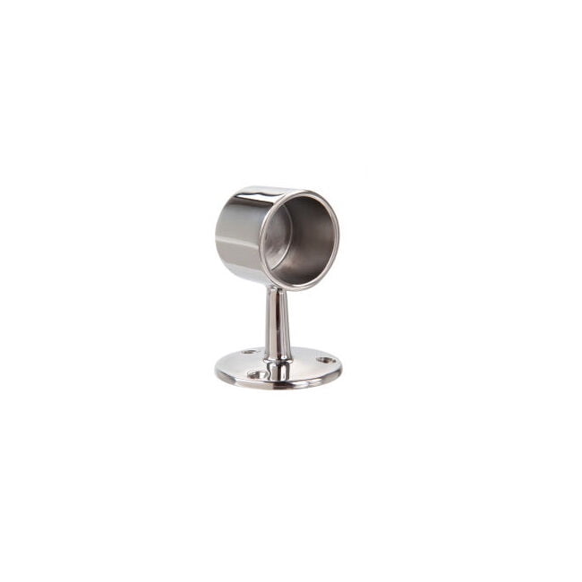 Lavi Industries Flush End Post for 1.5"" Tubing Polished Stainless ...