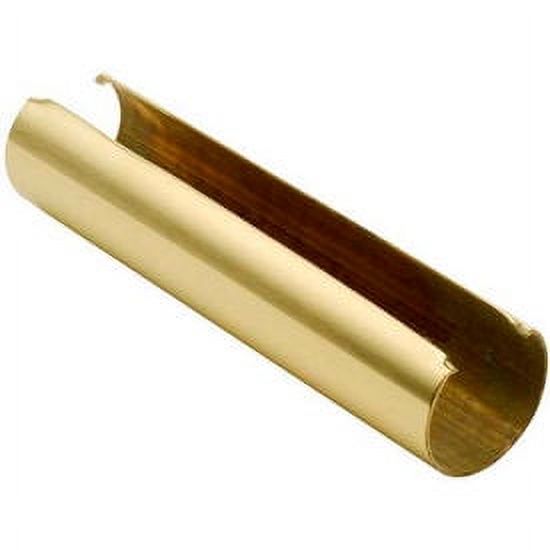 Lavi Industries Splice for 2"" Tubing Polished Brass - Walmart.com