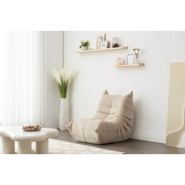 GDF Studio Calef Modern Velveteen 2 Seater Oversized Bean Bag Chair ...