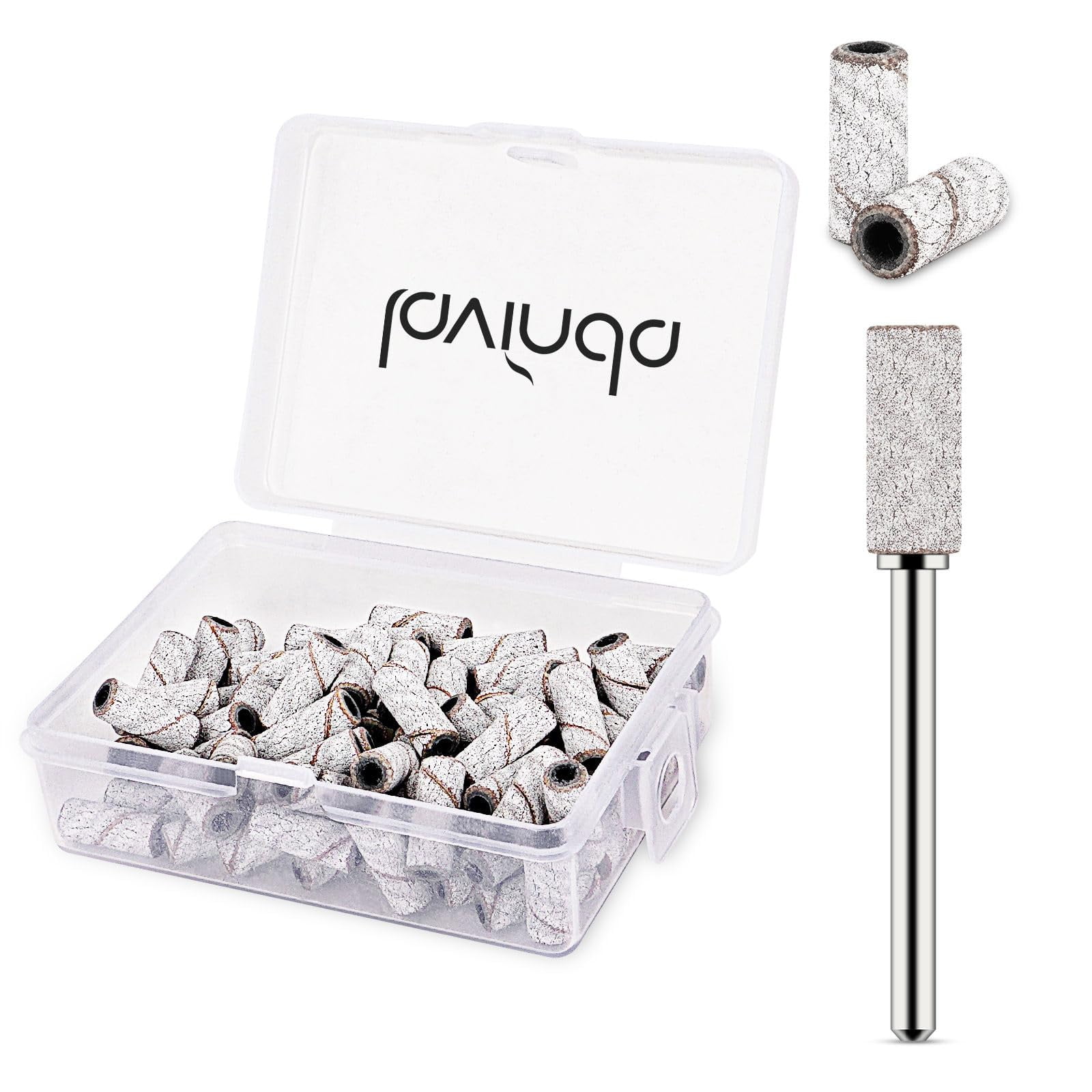 Lavinda Small Sanding Bands AIF9 Nail Drill Bit, Extra Fine Sanding ...