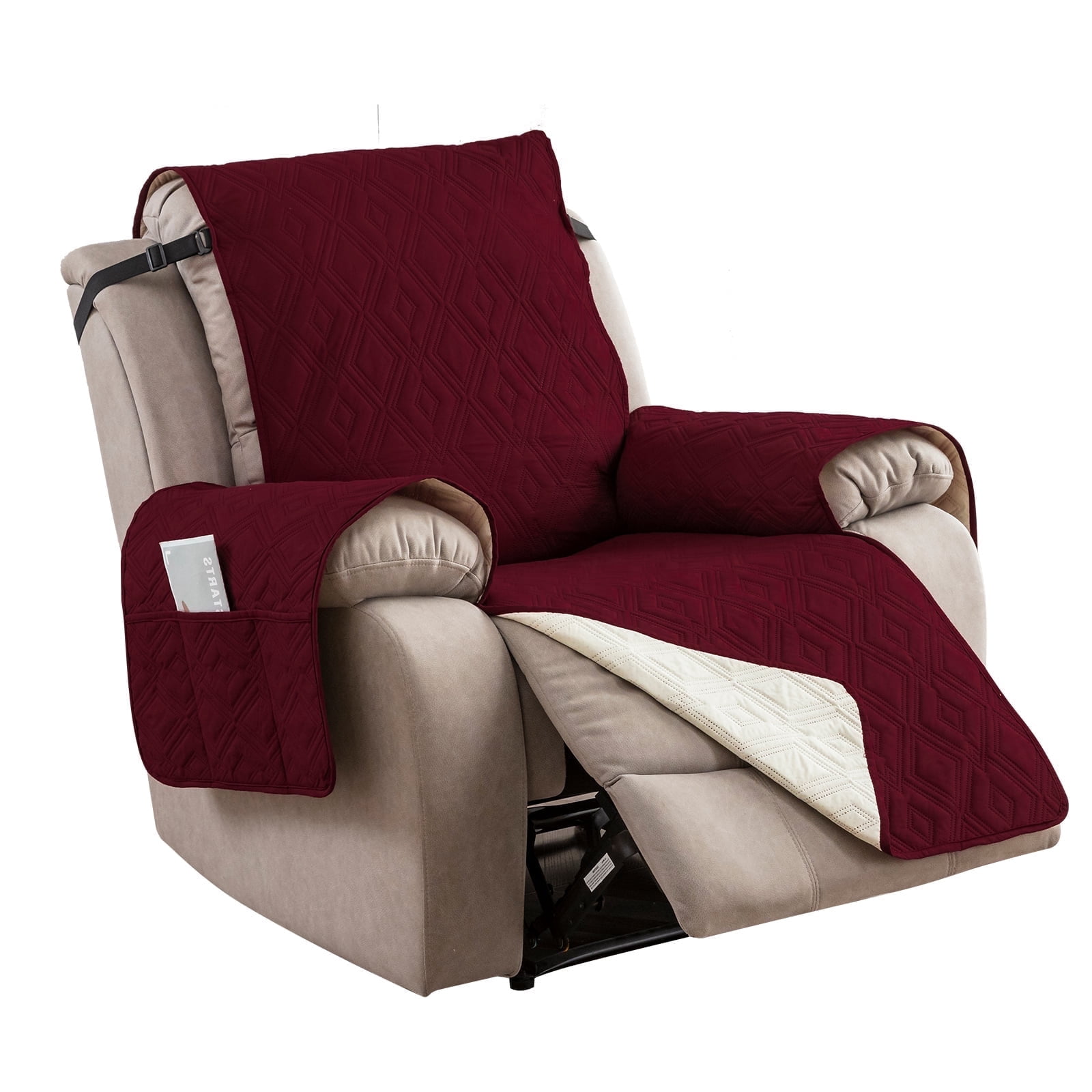 Lavish Cover Waterproof Recliner Covers, Non Slip Covers for Recliner ...