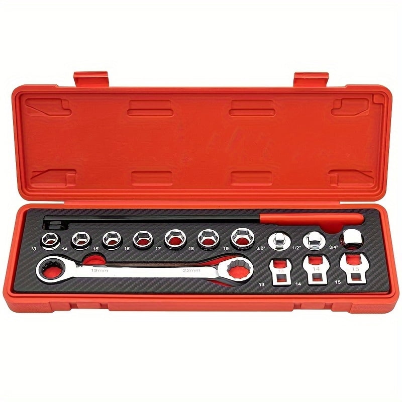Lavish Cover 15-Piece Automotive Idler Pulley Adjustment Tool Set ...