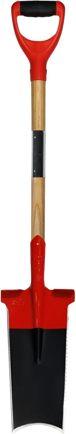 Lavish Cover D-Handle Garden Flat Shovel, 47.2" Detachable Wooden ...