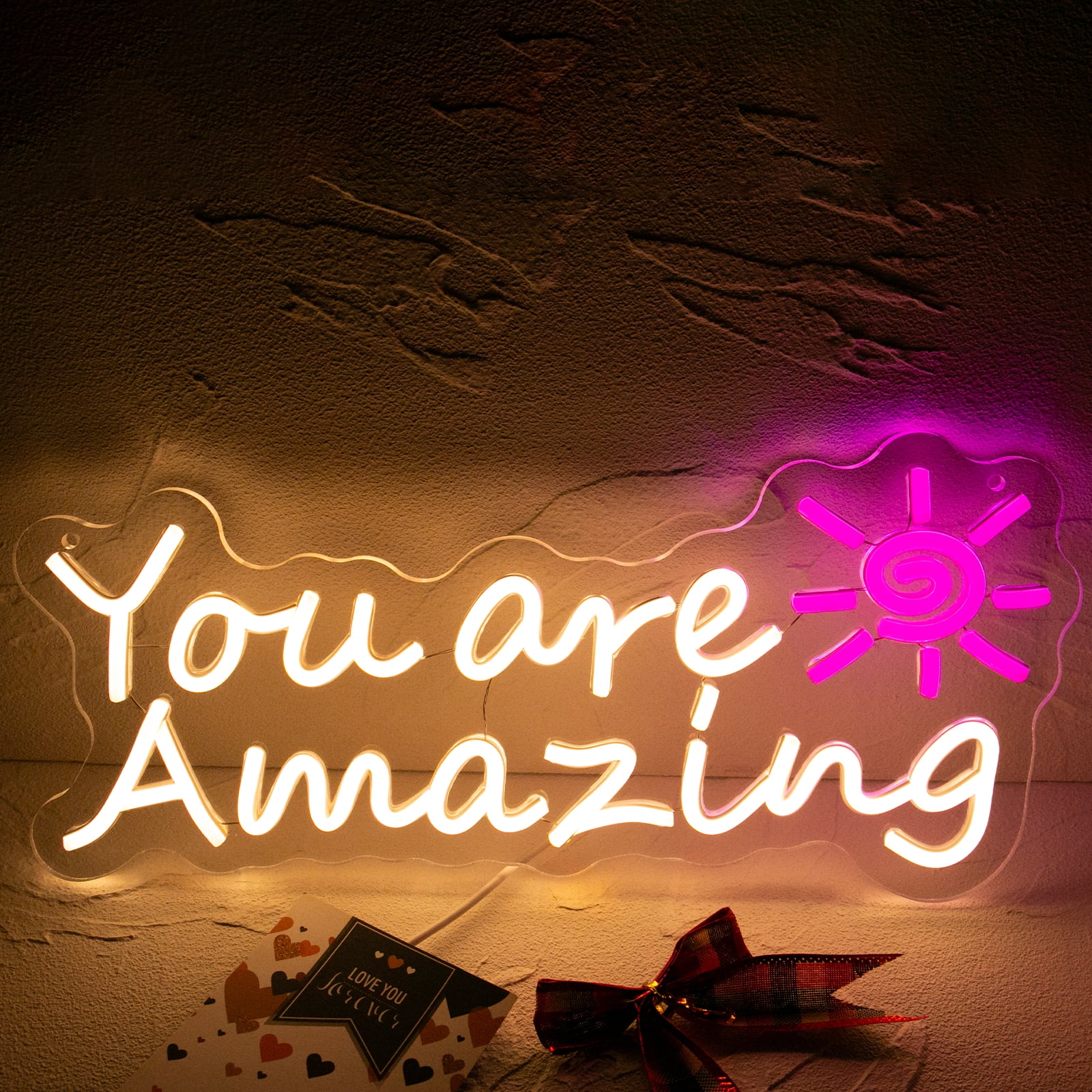 Lavish Cover You Are Amazing Neon Sign for Wall Decor,Dimmable USB ...