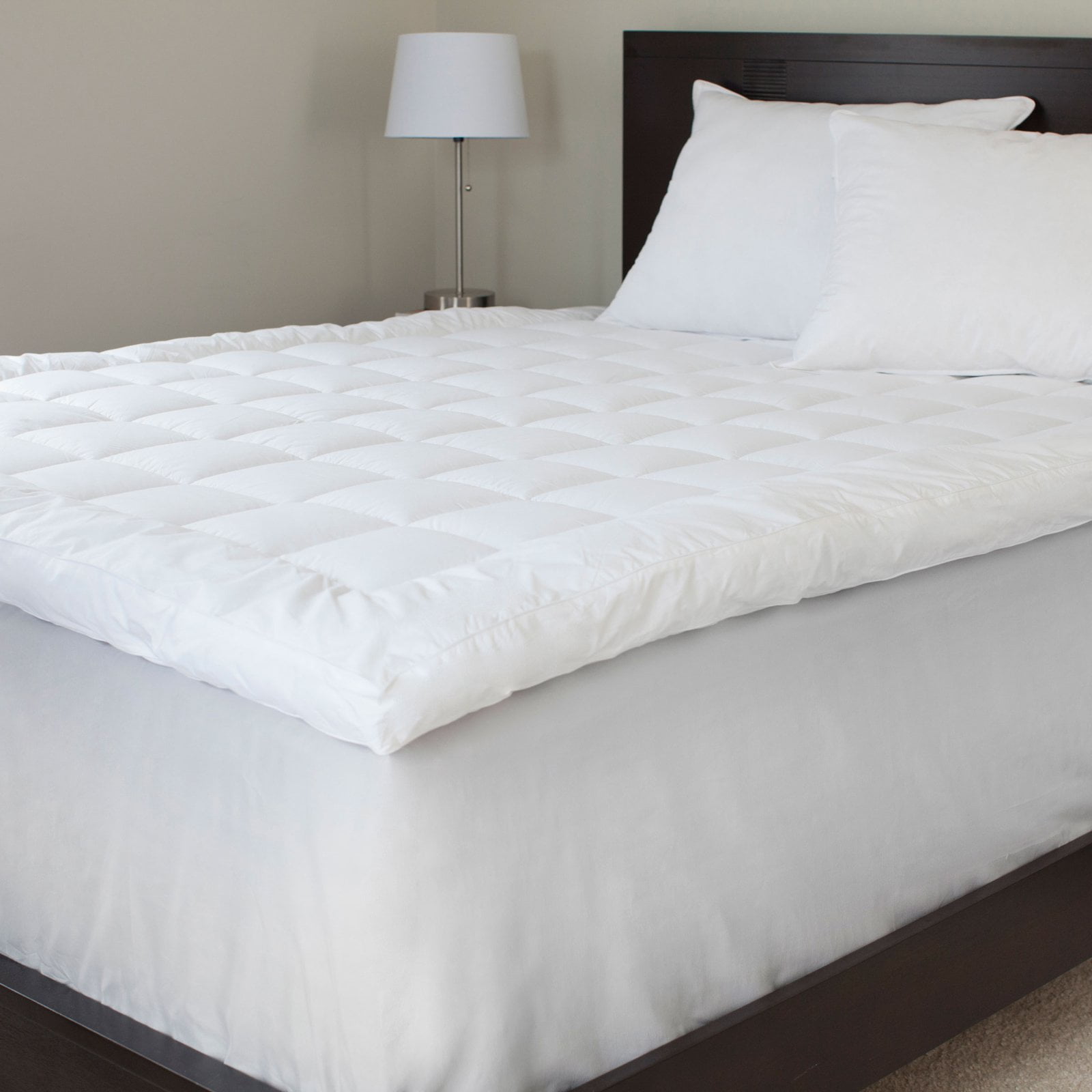 Lavish Home 39 x 75 x 3 in. Twin Size Alternative Bedding Topper 233 ...