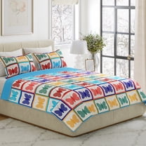 Lavish Home 3PC Queen Quilt Set - Queen Bedspread and 2 Pillow Shams ...