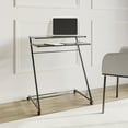 Lavish Home Rolling Laptop Cart with Casters for Mobility (Black ...