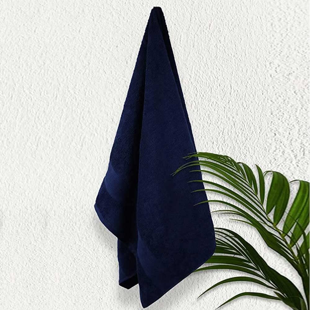 Lavish Homes Towels Extra Large Bath Towel 30x60 Luxury Bath SheetNavy ...