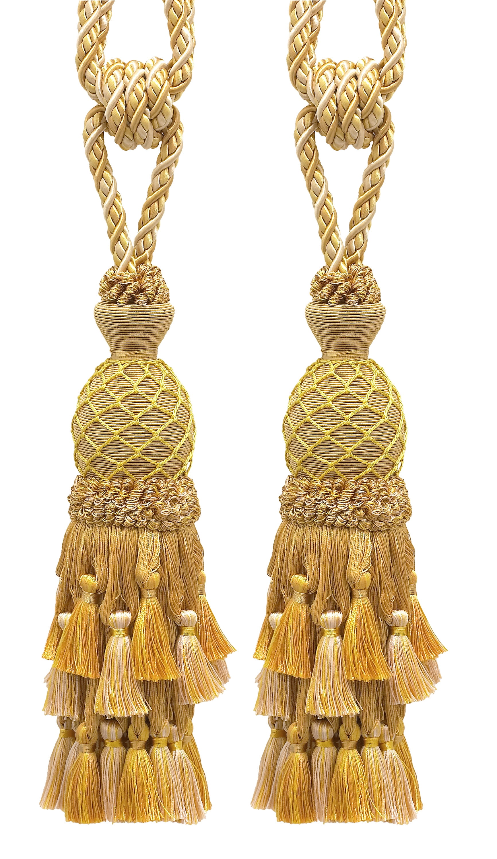 DECOPRO Lavish Large Curtain Tassel Tieback, Hand Crafted - Luxurious ...