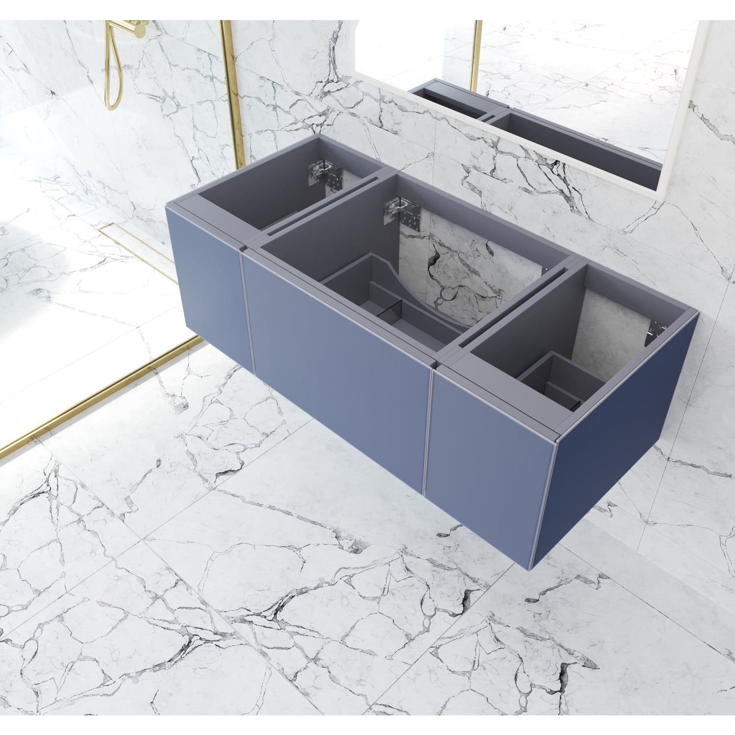 Laviva Vitri 48 - Nautical Blue Cabinet - Walmart.com