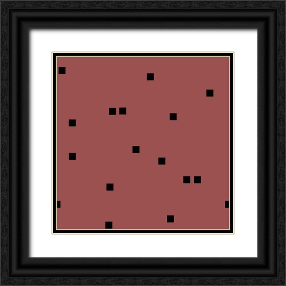 Lavoie, Tina 12x12 Black Ornate Wood Framed with Double Matting Museum ...