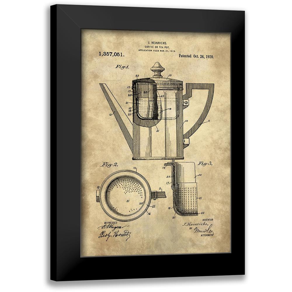 Lavoie, Tina 13x18 Black Modern Framed Museum Art Print Titled - Coffee ...