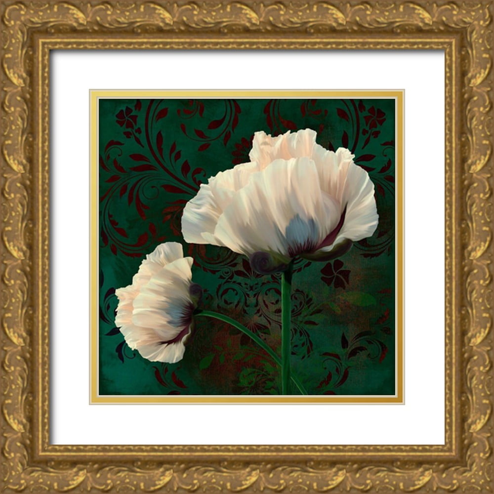 Lavoie, Tina 26x26 Gold Ornate Wood Framed with Double Matting Museum ...