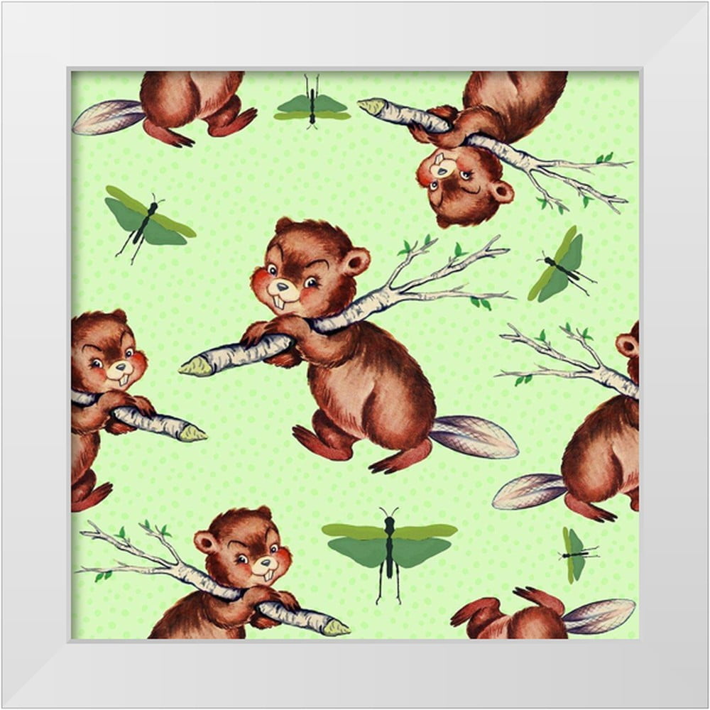 Lavoie, Tina 26x26 White Modern Wood Framed Museum Art Print Titled ...