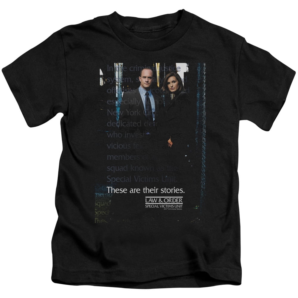 Law And Order Svu - Svu - Juvenile Short Sleeve Shirt - 4 - Walmart.com