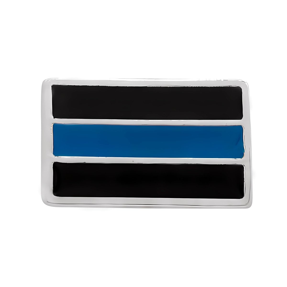 Law Enforcement Rectangle Blue Line Pins - Walmart.com