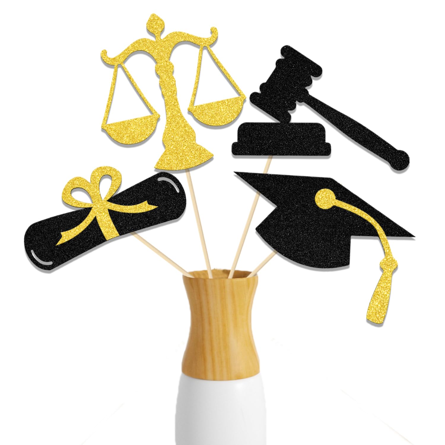 Law Graduation Centerpiece Sticks, Law School Grad Future Lawyer ...