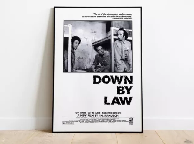 Down By Law, Jim Jarmusch, Tom Waits, Roberto Benigni, 1986 NO FRAMED ...