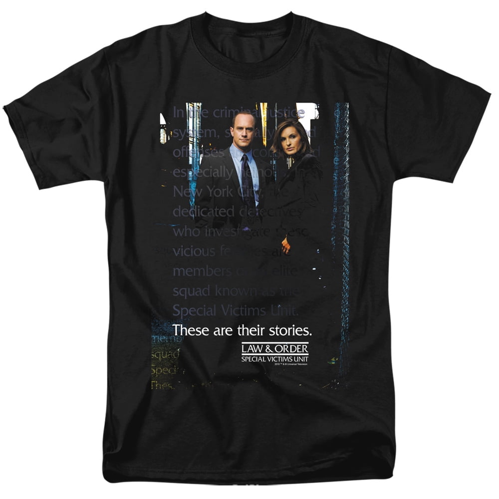 Law & Order: SVU - SVU Apparel T-Shirt - Black - Walmart.com