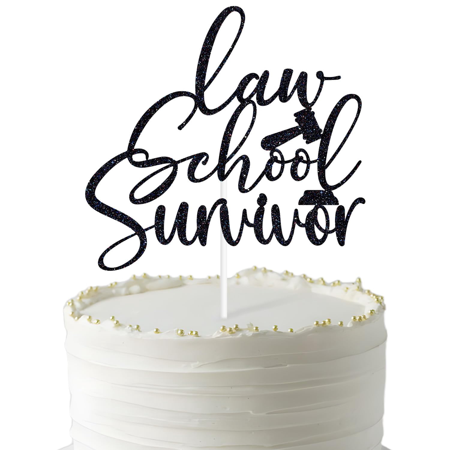 Law School Survivor Cake Topper, Born RST1 to Argue, Case Closed, 2025 ...