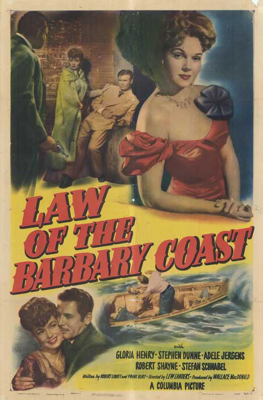 Law of the Barbary Coast - movie POSTER (Style A) (27" x 40") (1949 ...