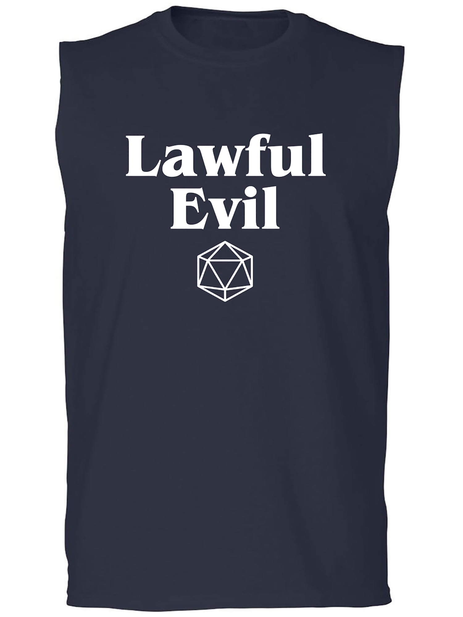 Lawful Evil Adult Sleeveless Tee - Walmart.com
