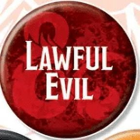 Lawful Evil D&D Button - Walmart.com