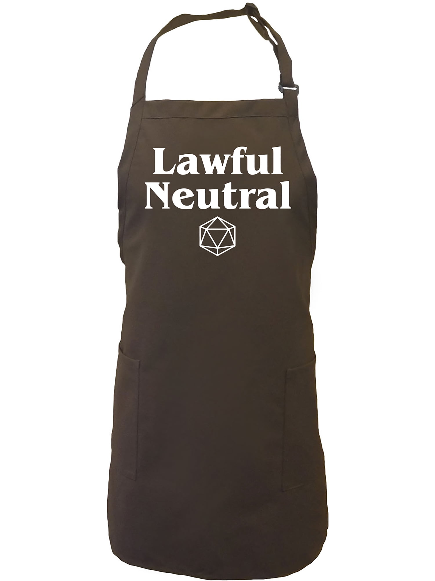 Lawful Neutral Apron with 2 patch pockets - Walmart.com