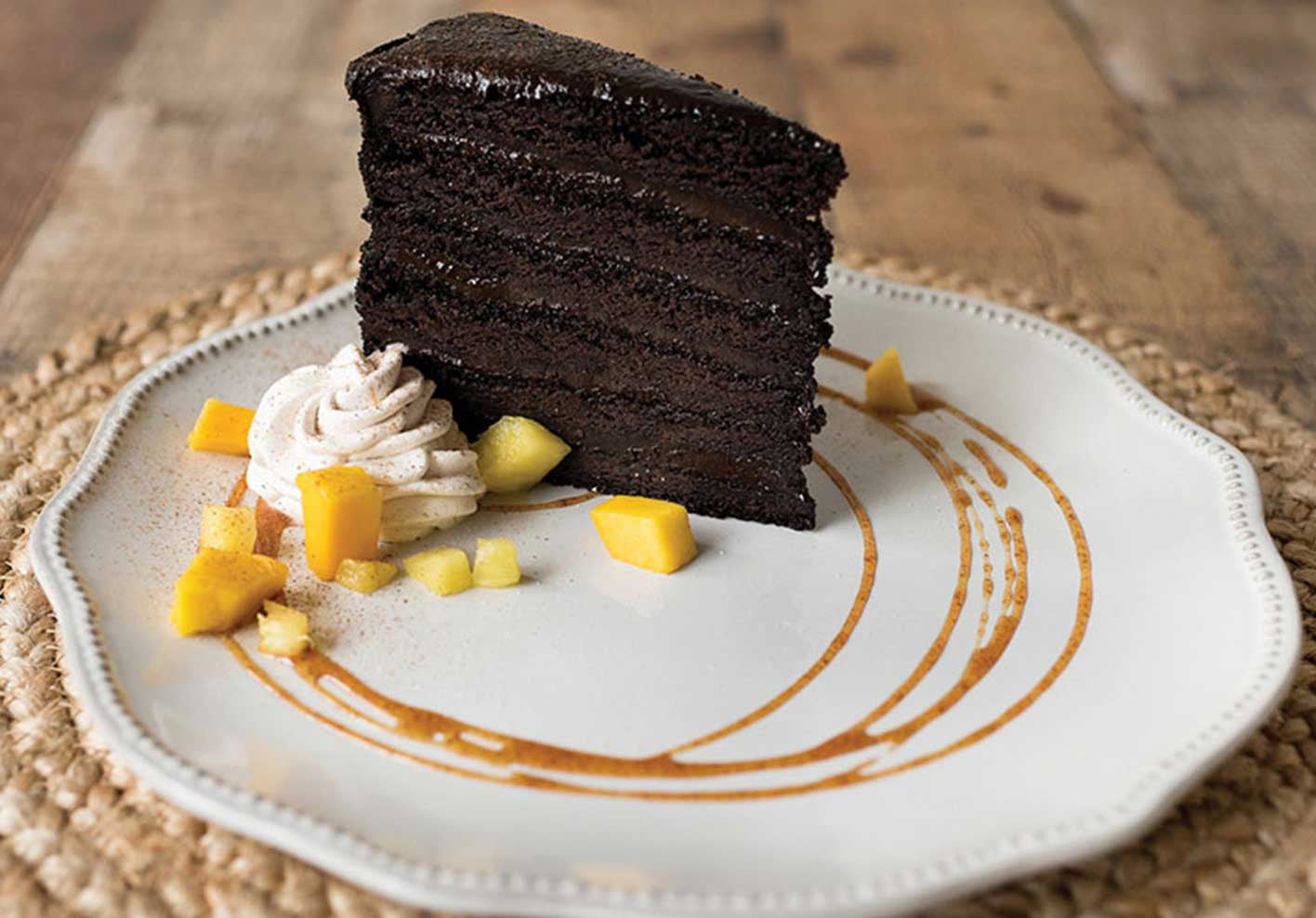 Lawlers Desserts Colossal 10 Cut Six Layer 9 inch Chocolate Cake, 8.5 ...