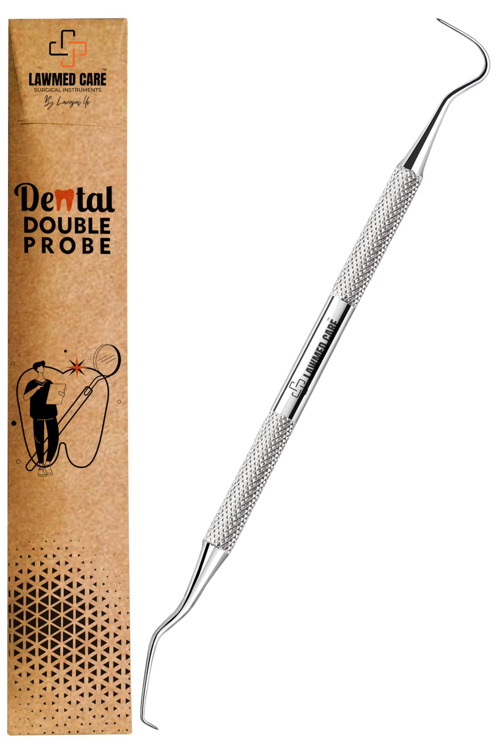 Lawmed Care Plaque and YPF5 Tartar Remover Stainless Steel Dental Tool ...