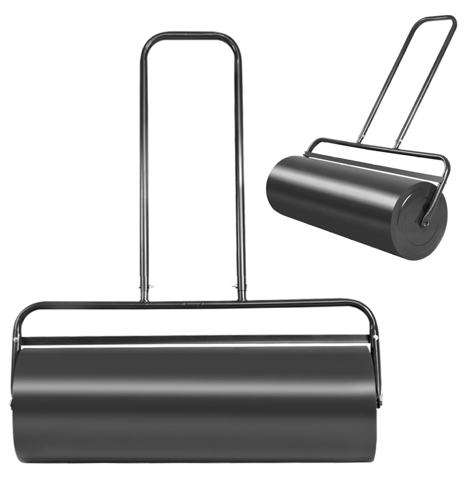 Lawn , 36’’ 17 Gallons Pull & Push Steel Yard w/Removable Drain Plug ...