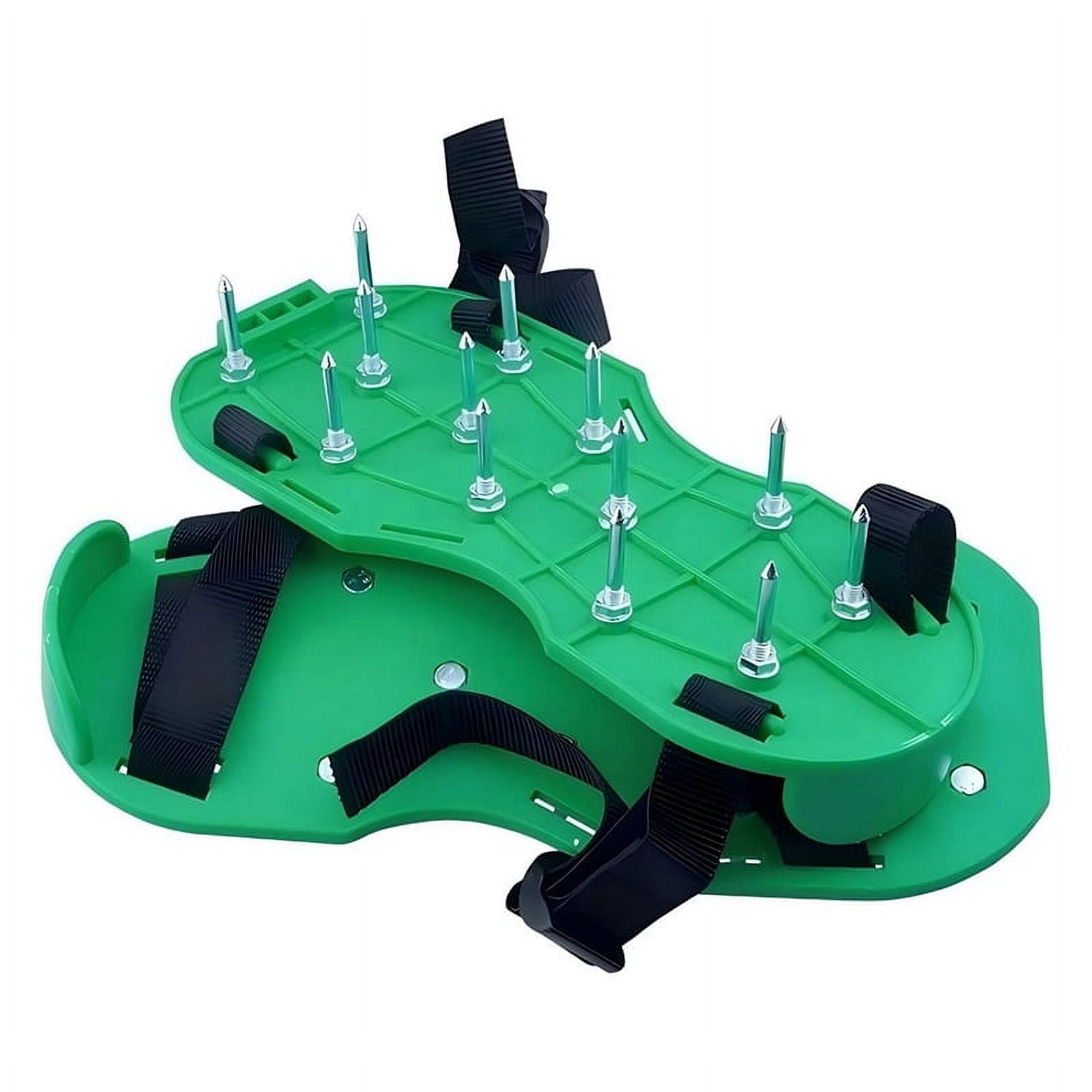 Lawn Aerator Shoe Upgrades Garden Spike Shoes Heavy Strap Grass Aeration Shoes for Yard Soil ...
