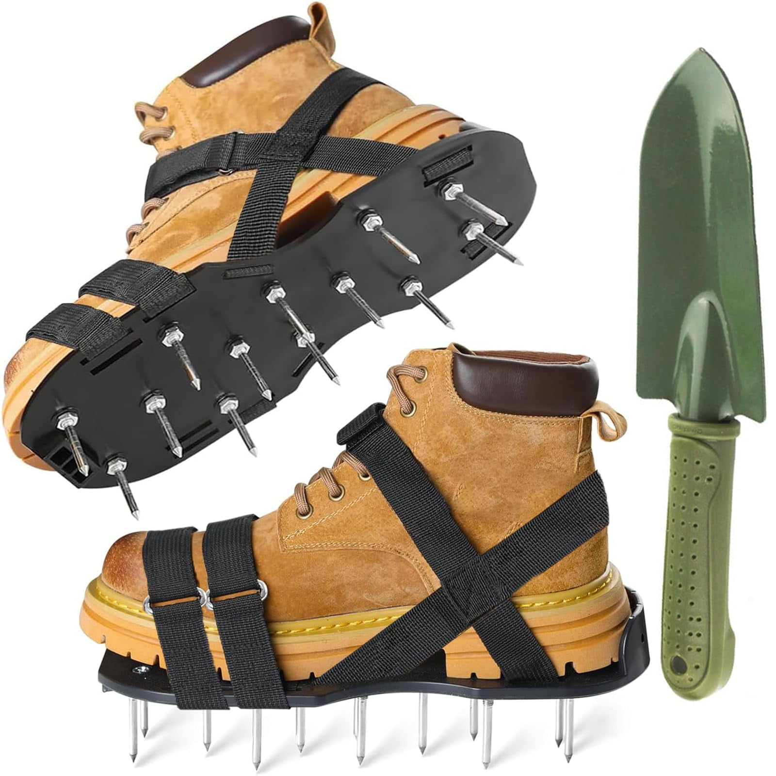 Lawn Aerator Shoes, Spike Shoes for Self Levelling Floor with Stainless ...