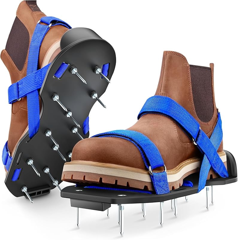 Lawn Aerator with Velcro Fastener - for Lawn Aeration or as Screed ...